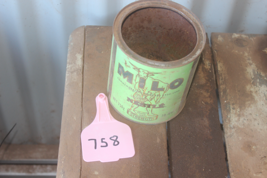Lot 758 - Vintage Milo Tin | AuctionsPlus