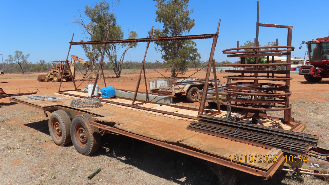 Lot 30 - Homemade Fencing Trailer | AuctionsPlus