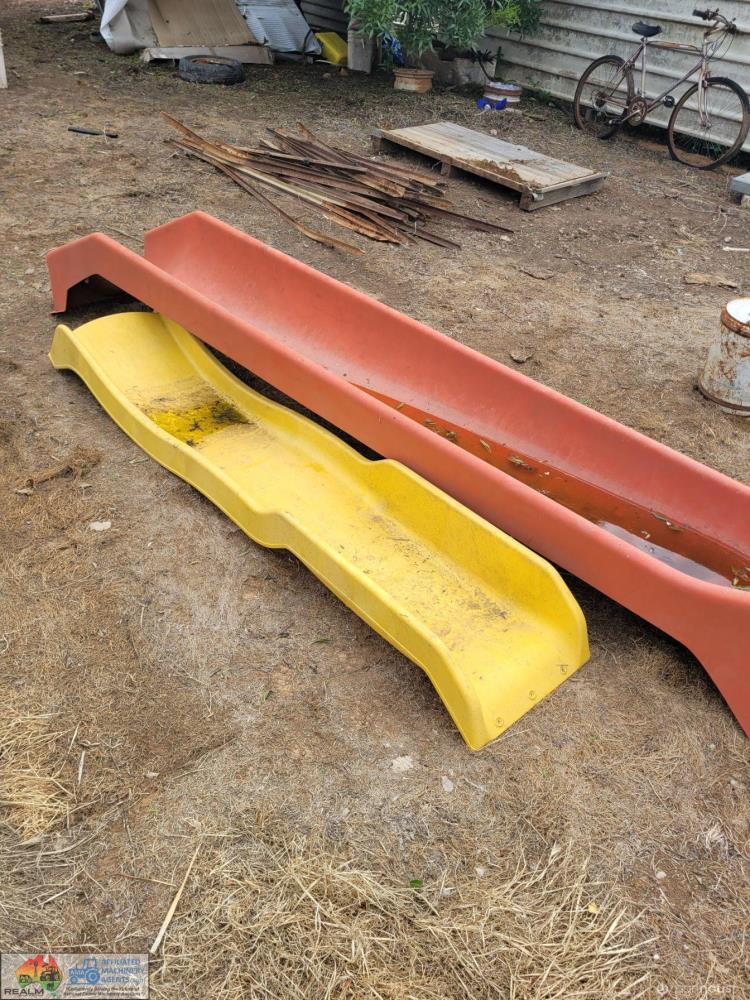 Lot 449 - 2x Fibreglass Kids Slides | AuctionsPlus