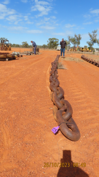 Lot 103 - Ship Anchor/Scrub Chain | AuctionsPlus