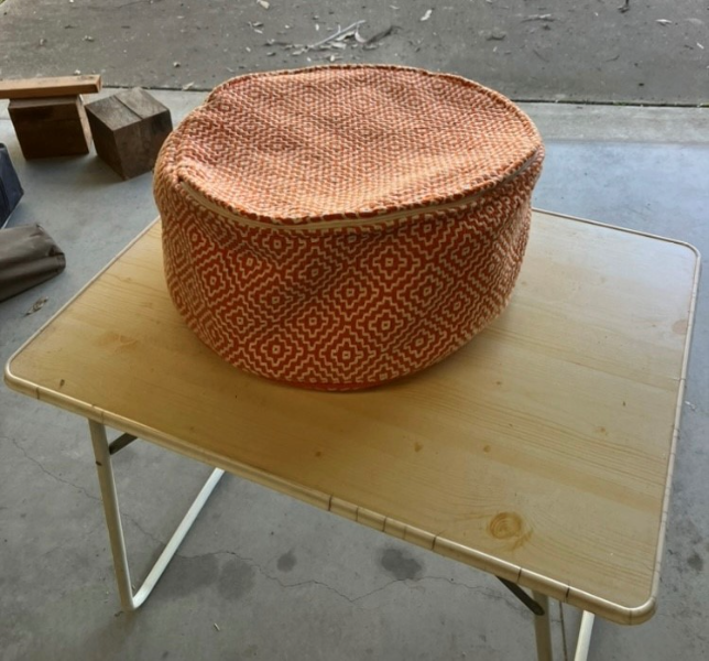 Lot 175 - Soft Foot Stool | AuctionsPlus