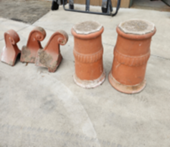 Lot 212 - 2 x Victorian Terracotta Chimney Pipes | AuctionsPlus