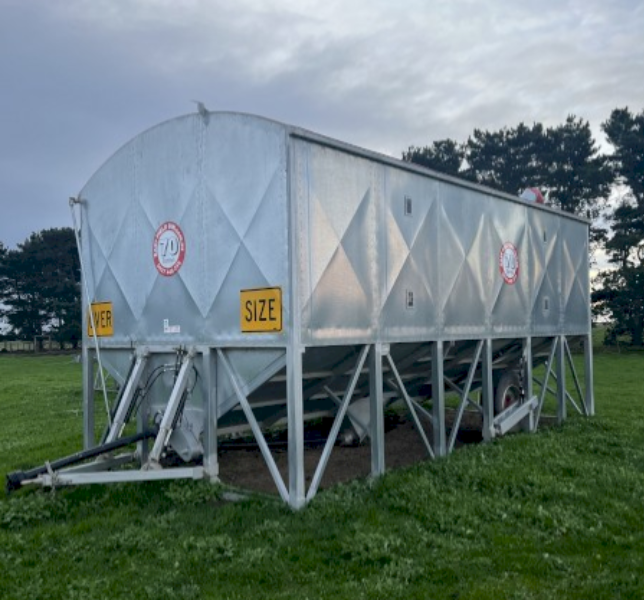 Lot 8 - Easy Field Bin 70 tonne | AuctionsPlus