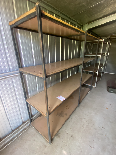 Lot 78 - Metal frame shelving | AuctionsPlus