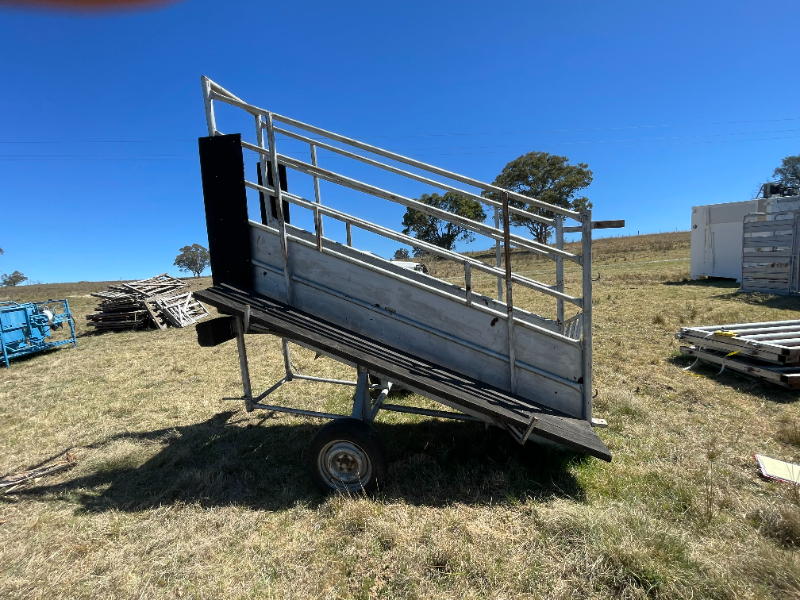 Lot 19 - Portable Cattle Loading Ramp | AuctionsPlus