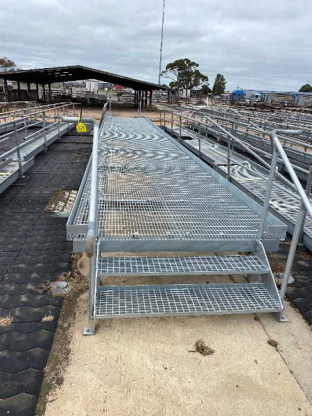 Lot 329 - Galvanised Walkway | AuctionsPlus