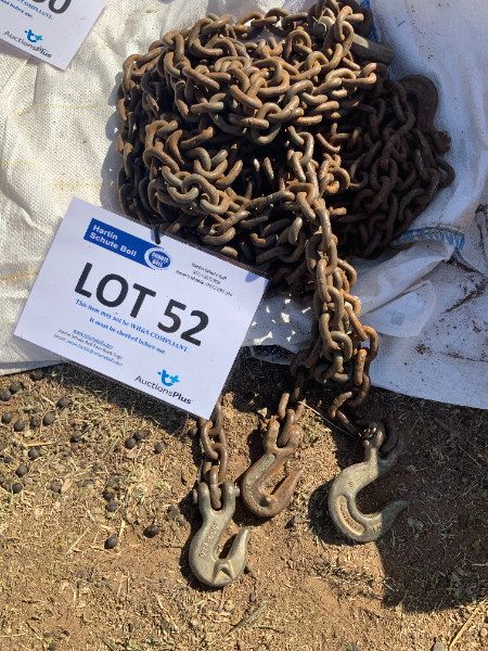 LOT 52 - Chain Slings. | AuctionsPlus