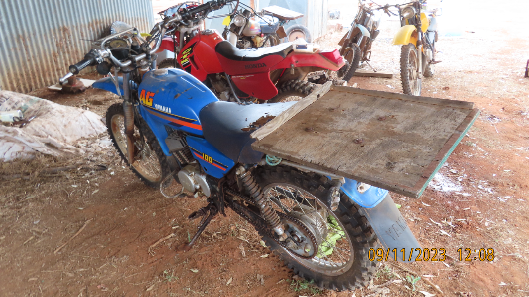 Lot 131 - Yamaha Ag100 Blue | AuctionsPlus