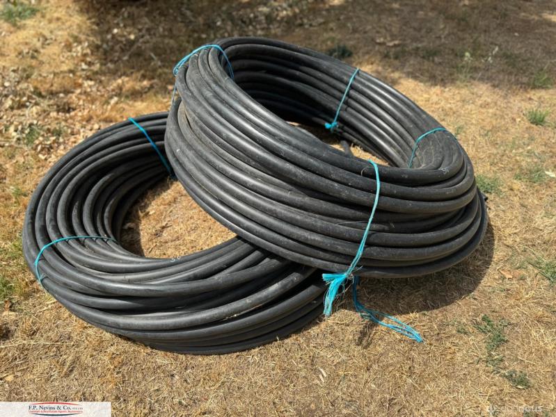 Lot 50 - Rolls Of Poly Pipe 1 1/4' 2 x rolls | AuctionsPlus
