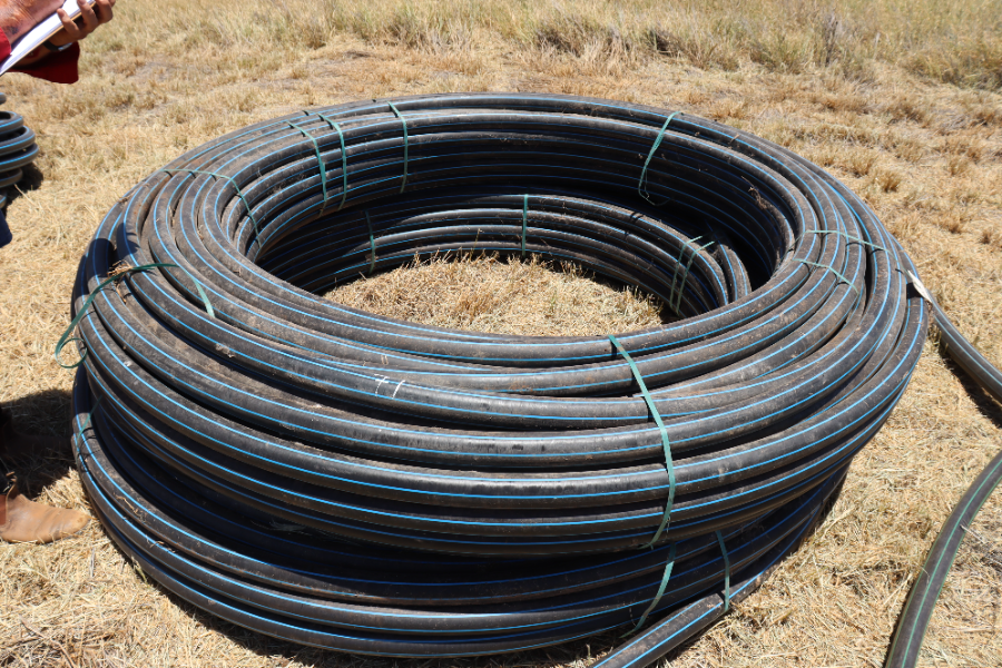 Lot 71 - 2 x 200m x 63mm poly pipe | AuctionsPlus