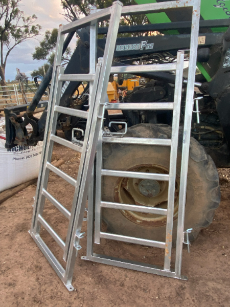 Lot 71 - 2x Cattle Yard Man Gates (New Un-used) | AuctionsPlus