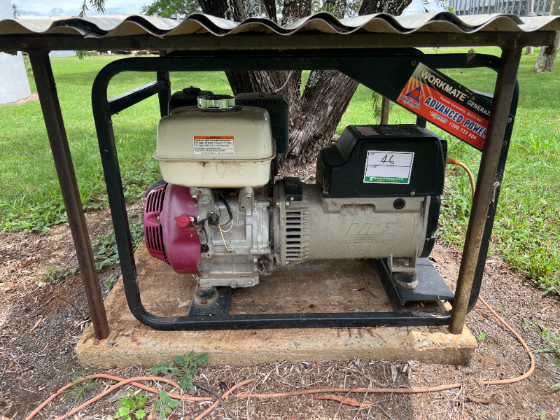 Lot 46 - Advanced Power Generator, Linz Electric 8KVA, Honda GX390 ...