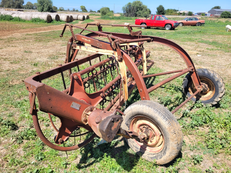Lot 11 - NH-55 Ground Drive 8ft Hay Rake | AuctionsPlus