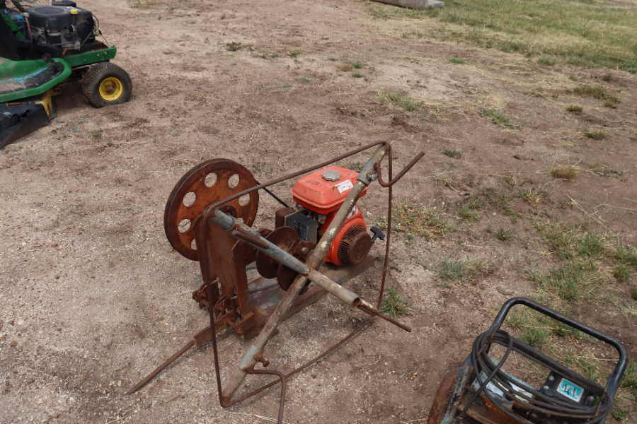 Lot 42 - Wire winder Kubota engine | AuctionsPlus