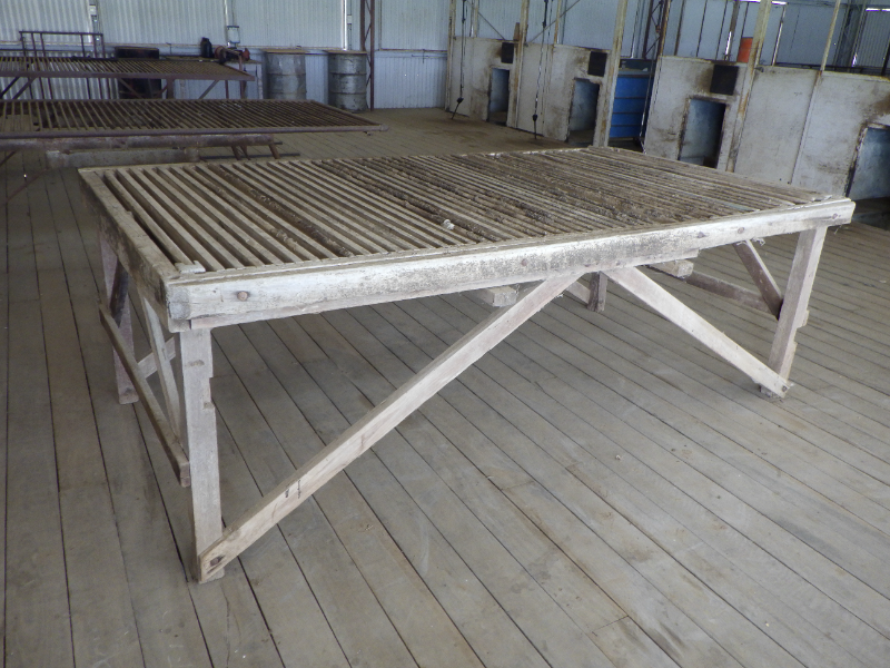 Lot 44 - ANTIQUE WOOL TABLE | AuctionsPlus