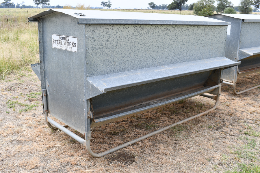Lot 44 - Forbes Steelworks sheep feeder | AuctionsPlus