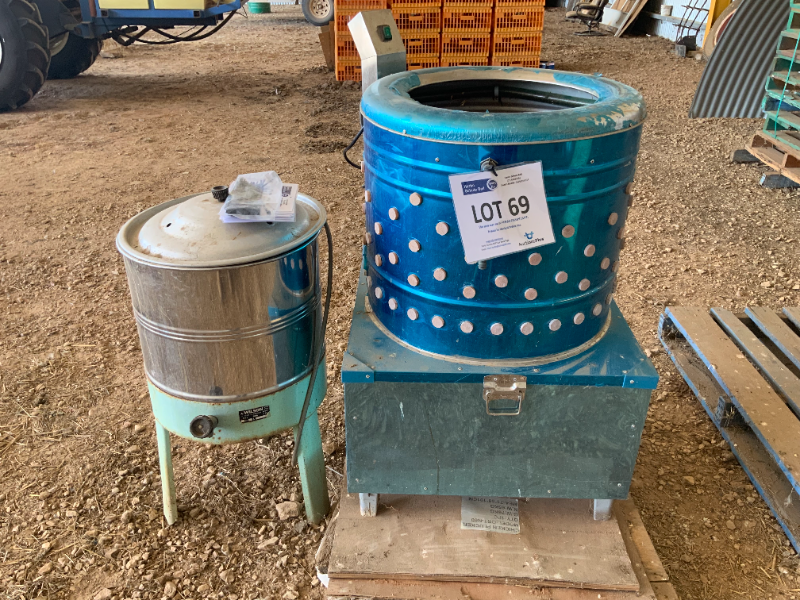 LOT 69 - Chicken Boiler & plucker. | AuctionsPlus