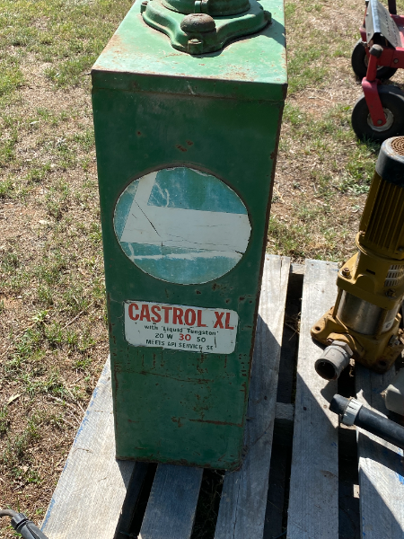 Lot 130 - Castrol vintage oil tank | AuctionsPlus
