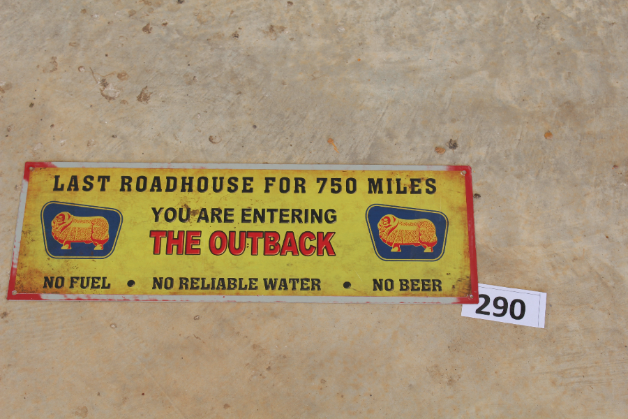 Lot 290 - Vintage Roadhouse Sign | AuctionsPlus