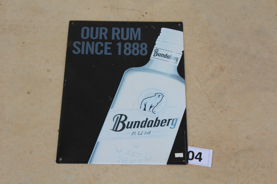 Lot 304 - Bundaberg Rum Sign | AuctionsPlus
