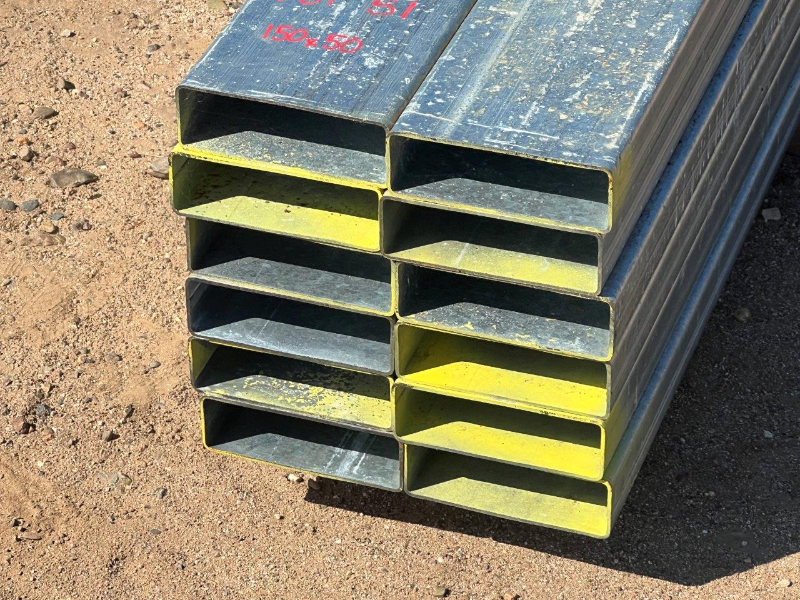 Lot 51 - 12 X LENGTHS OF 150 X 50 RHS | AuctionsPlus