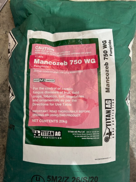 Lot 270 - 10 bags x Mancozeb 750 Df fungicide 20Kg | AuctionsPlus