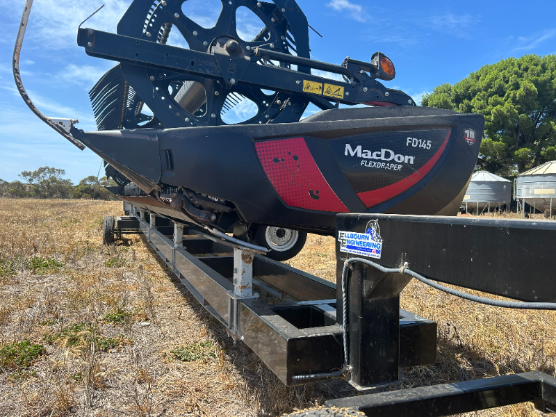 Lot 190 - Case FD MacDon 145 Front | AuctionsPlus