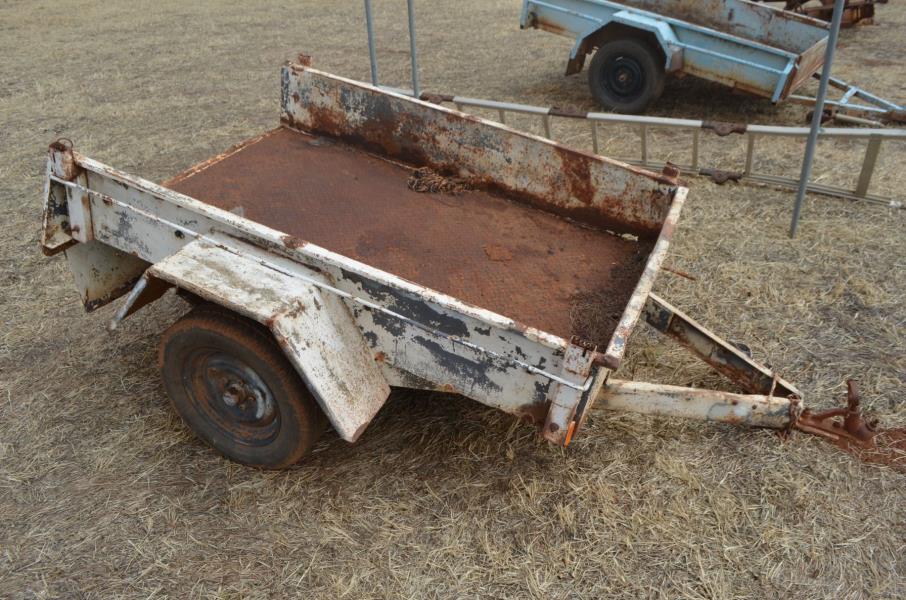 Lot 172 - 6 x 4 Box Trailer – Has Rust | AuctionsPlus
