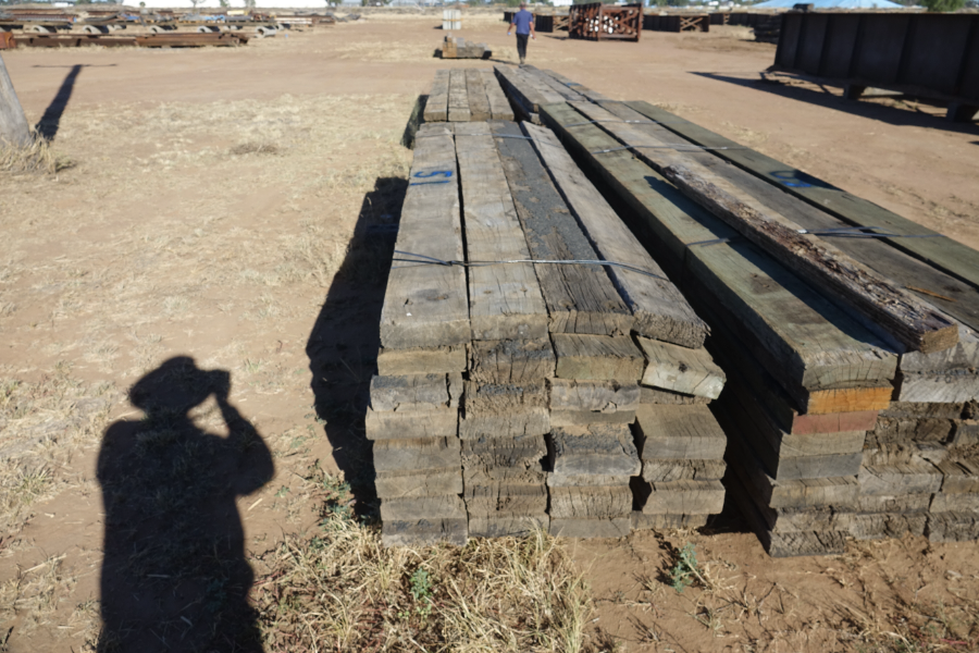 Lot 51 - 1 X 30 ROAD BRIDGE TIMBER SLEEPERS | AuctionsPlus