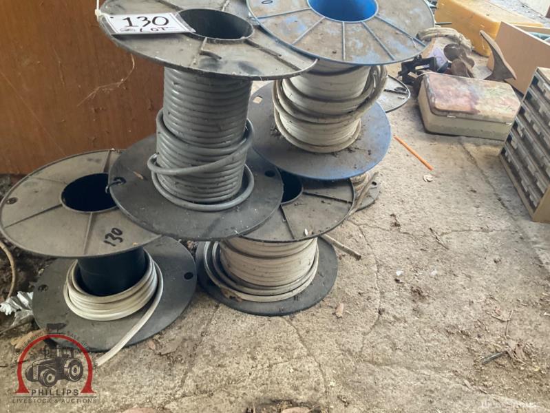 Lot 130 - 5 part rolls of electrical wire | AuctionsPlus