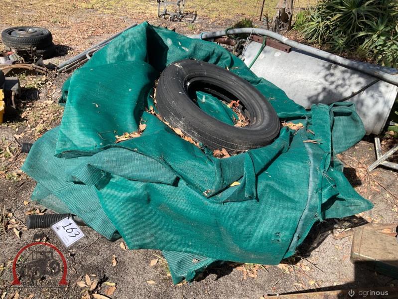 Lot 163 - 1 wheel barrow and shade cloth | AuctionsPlus