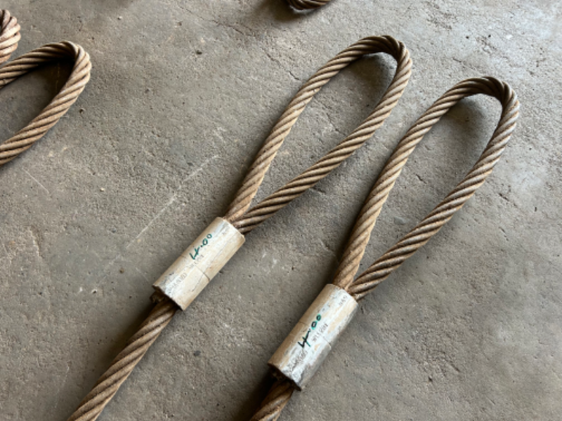 Lot 36 - 4m Crane Sling Cables | AuctionsPlus