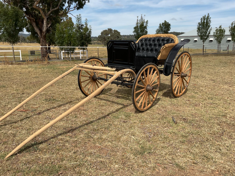 Lot 31 - Wicker Seater Pony Phaeton | AuctionsPlus