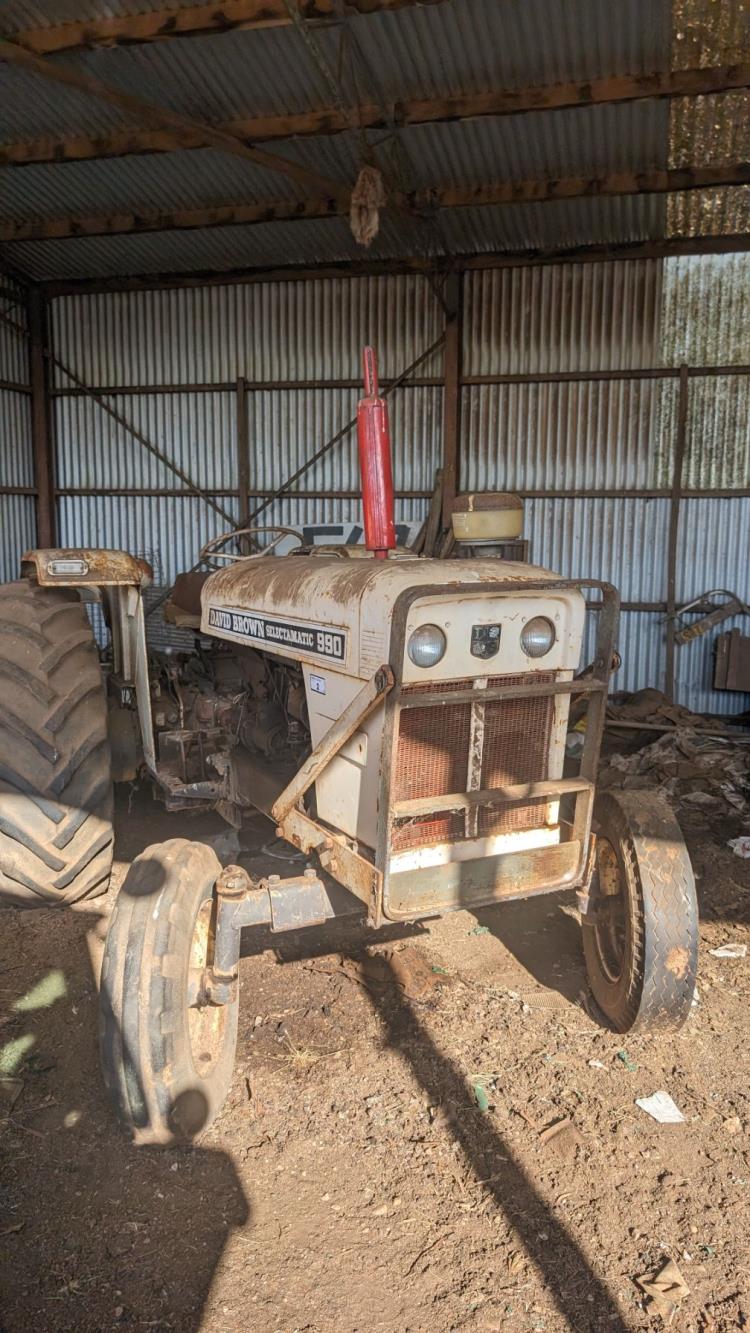 Lot 2 David Brown Selectamatic 990 Tractor Auctionsplus