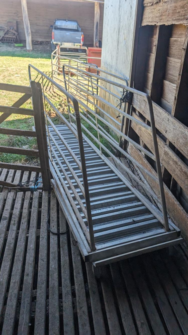 Lot 170 - Portable Sheep Loading Ramp | AuctionsPlus