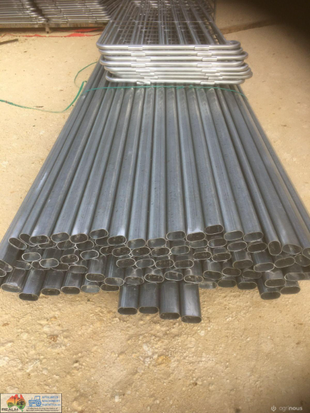 Lot 94 - Galv. Oval 70mm Cattle/Horse Rail (New) x20 | AuctionsPlus