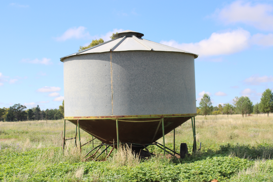 Lot 110 - 1x Field Bin (Grain Still Inside) | AuctionsPlus