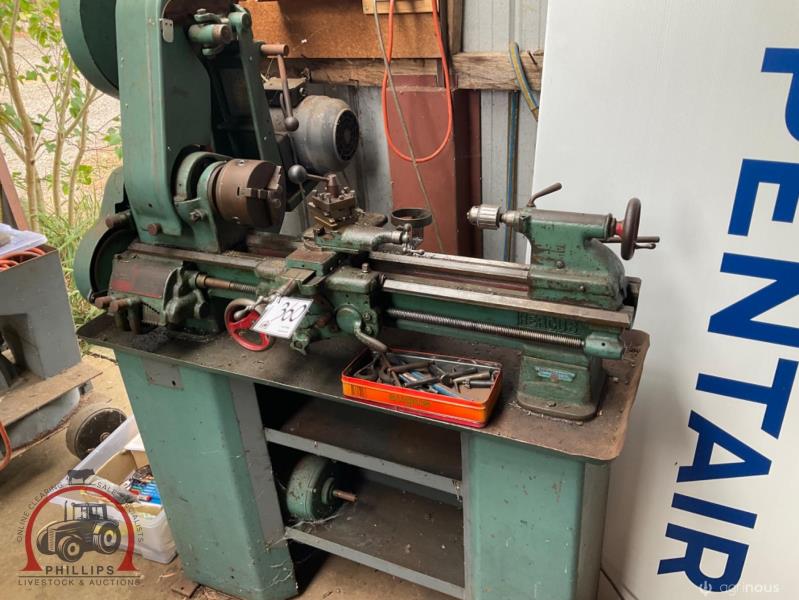 Lot 360 - Hercus metal lathe 600mm bed | AuctionsPlus