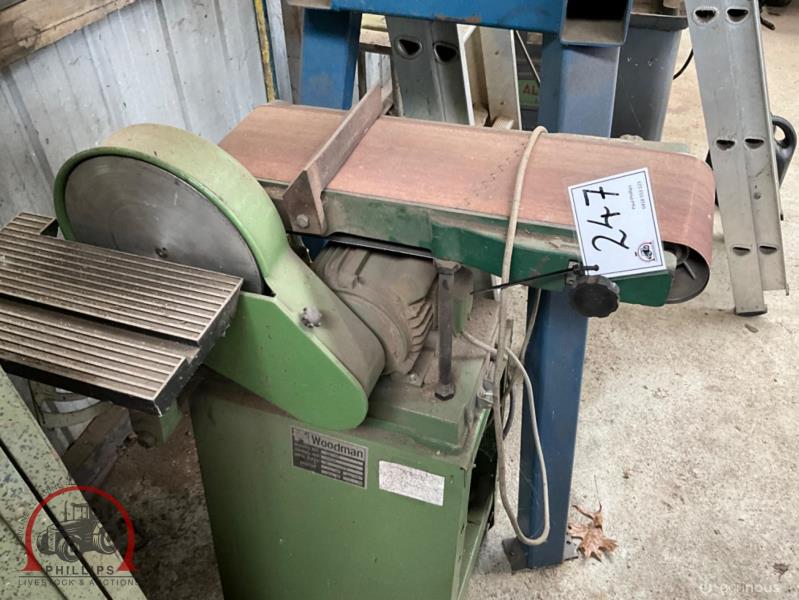 Lot 247 - Woodman bench sander | AuctionsPlus