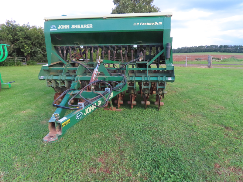 Lot 15 - John Shearer 3m Disc pasture Drill | AuctionsPlus