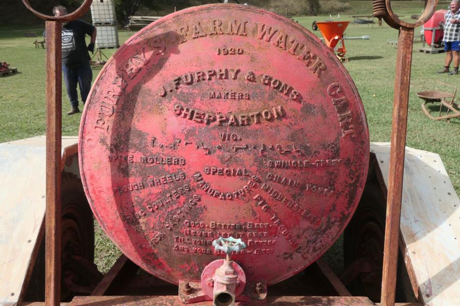Lot 4 - Furphy 1920 Water Cart | AuctionsPlus