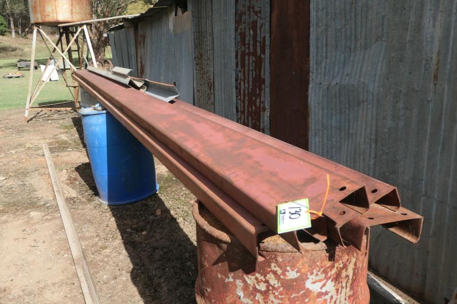 Lot 130 - Steel Purlins. and Angle Iron | AuctionsPlus