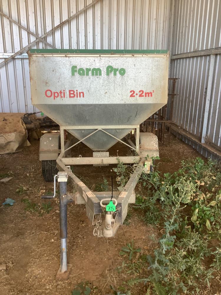 Lot 75 - Farm Pro Opti Bin | AuctionsPlus