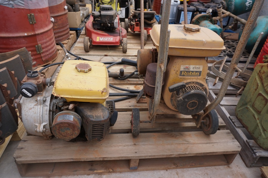 Lot 70 - Robin pressure washer EY20 - spare motor for parts | AuctionsPlus