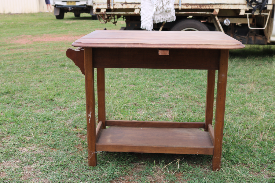 Lot 13 - Timber trolley | AuctionsPlus