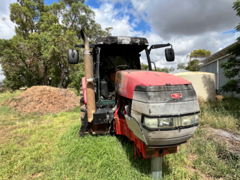 Lot 33 - MCCORMICK MXT 150, AS SEEN IN PHOTOS CAB OF TRACTOR HAS BEEN ...