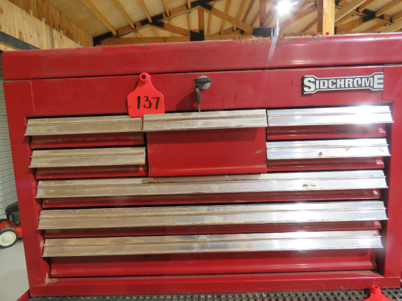 Lot 137 - SIDCHROME TOOL BOX 5 DRAW | AuctionsPlus