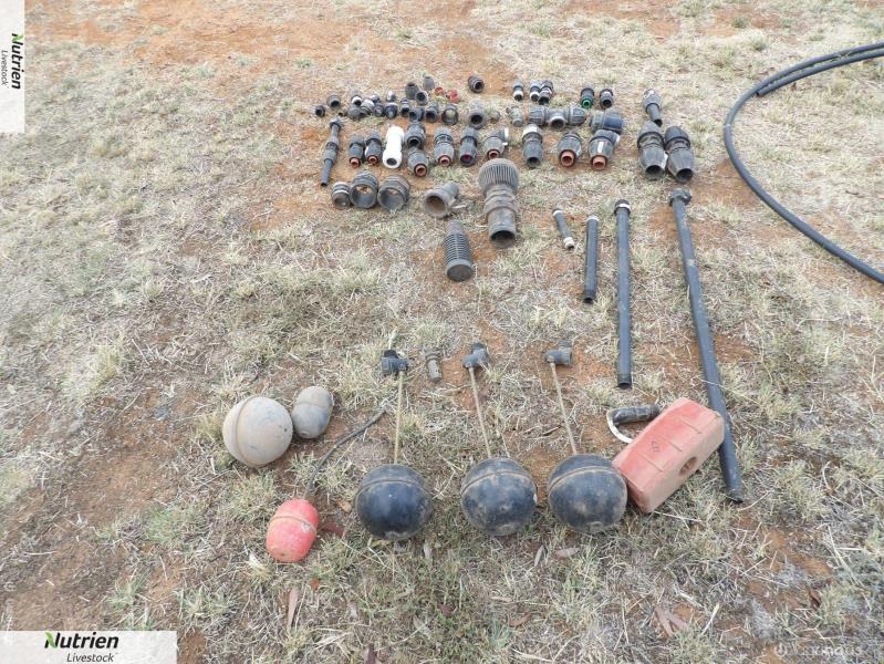 Lot 127 - Assorted poly fittings and trough floats | AuctionsPlus