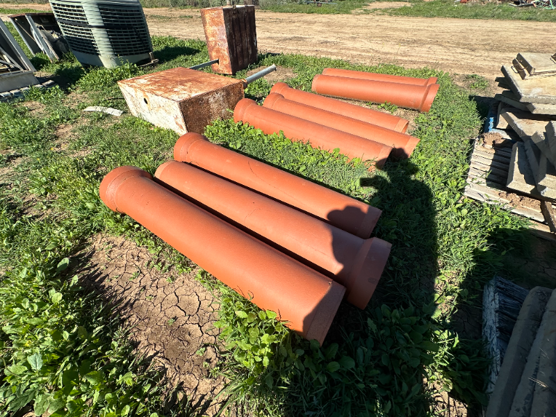 Lot 83 - Clay Irrigation Pipes | AuctionsPlus