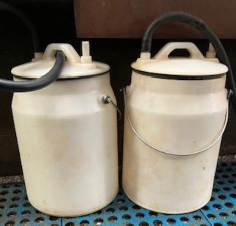 Lot 79 - 2x Milking Test Buckets | AuctionsPlus